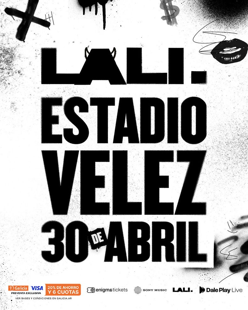 Lali Espósito vuelve a Vélez: cuándo será el show y cuándo salen las entradas a la venta