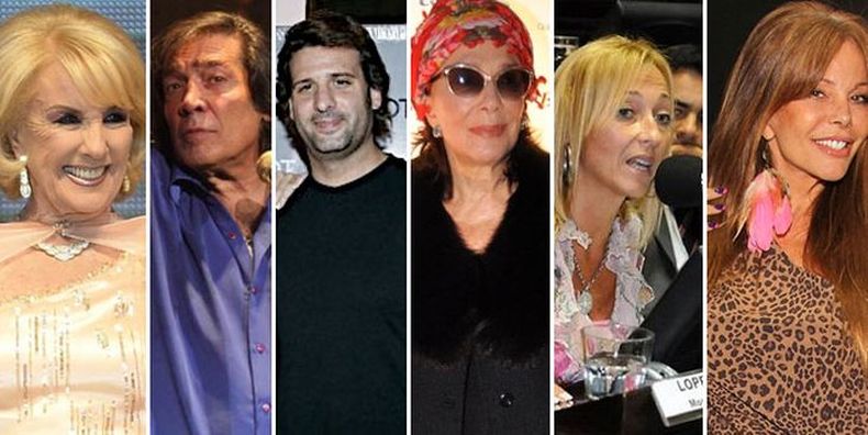 Mesa de Mirtha: Cacho, Listorti, Borges, y Mónica López; quieren a Alfano