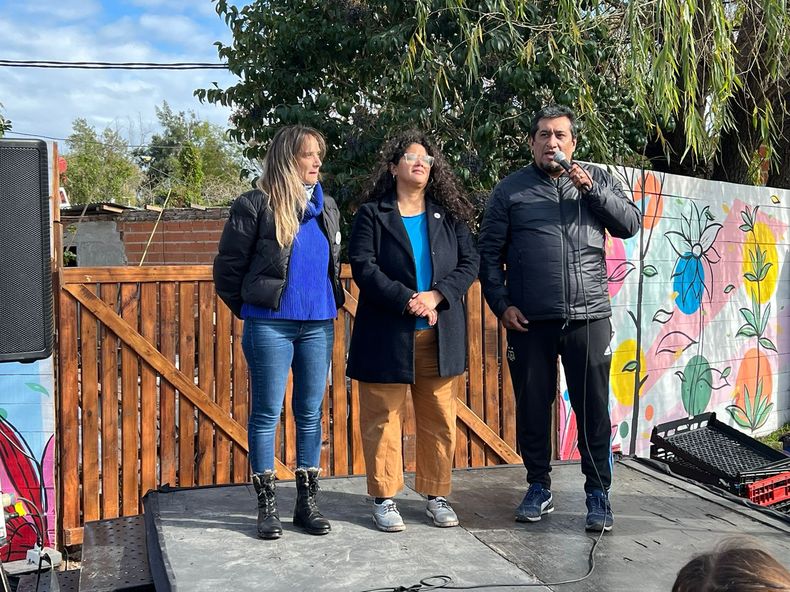 Malena Galmarini inauguró el Muelle Vecinal de las Infancias y un nuevo espacio recreativo