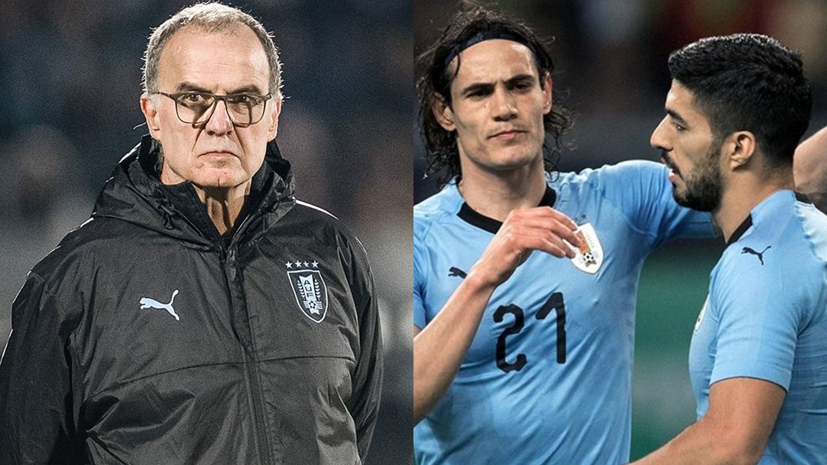 Bielsa discutió con periodistas uruguayos por Suárez y Cavani