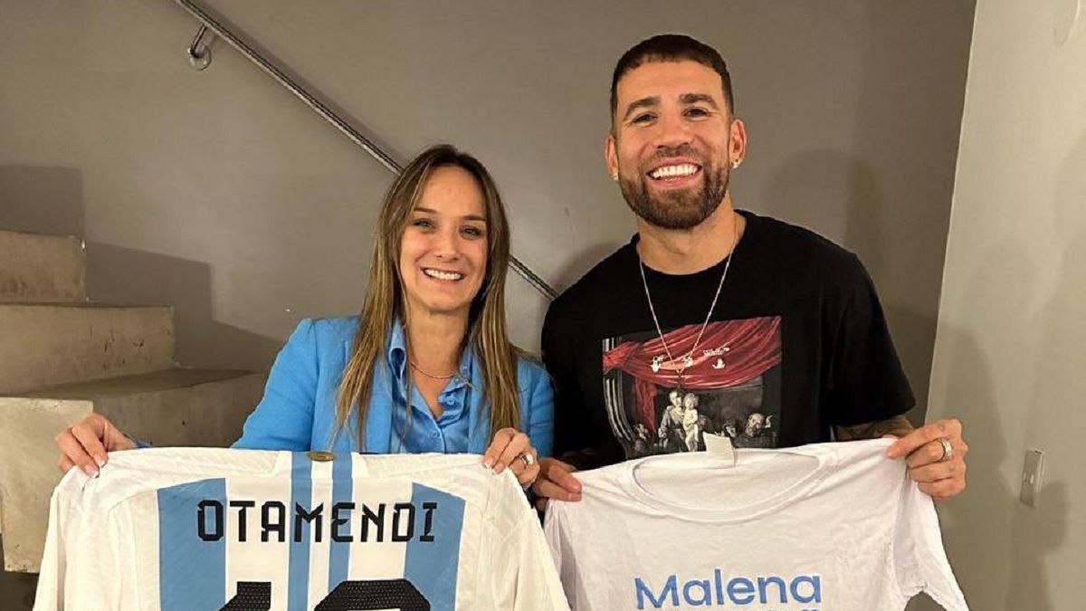 El apoyo de Nico Otamendi a la precandidatura de Malena Galmarini para intendenta de Tigre