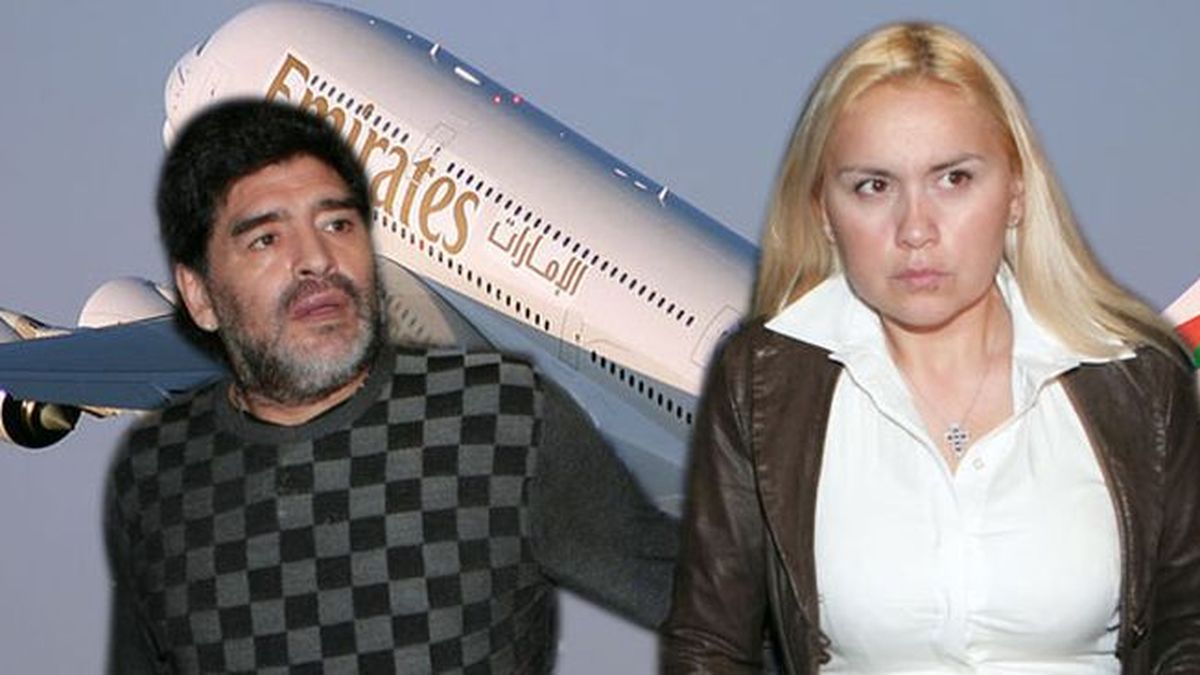 Maradona se reconcilió con Verónica Ojeda y viajan junto a su hijo a Dubai