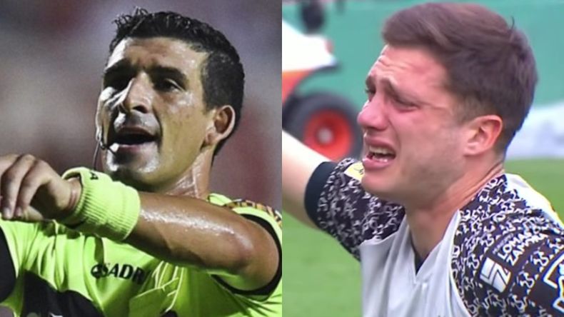 La insólita respuesta del arquero de Banfield al árbitro, tras sufrir un golpe: Mi mamá no me deja