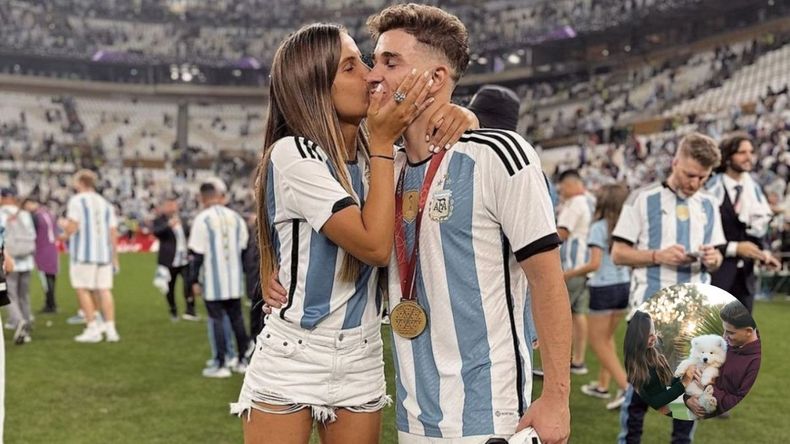 Emilia Ferraro y Julián Álvarez mostraron a su nuevo integrante de la ...