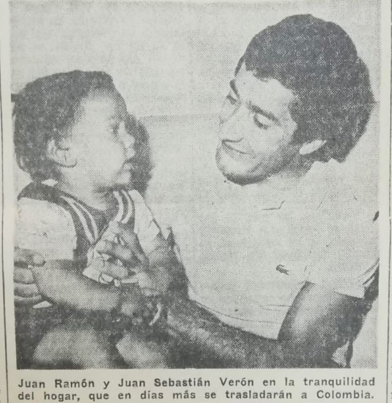 El conmovedor posteo de Juan Sebastián Verón por la muerte de su padre