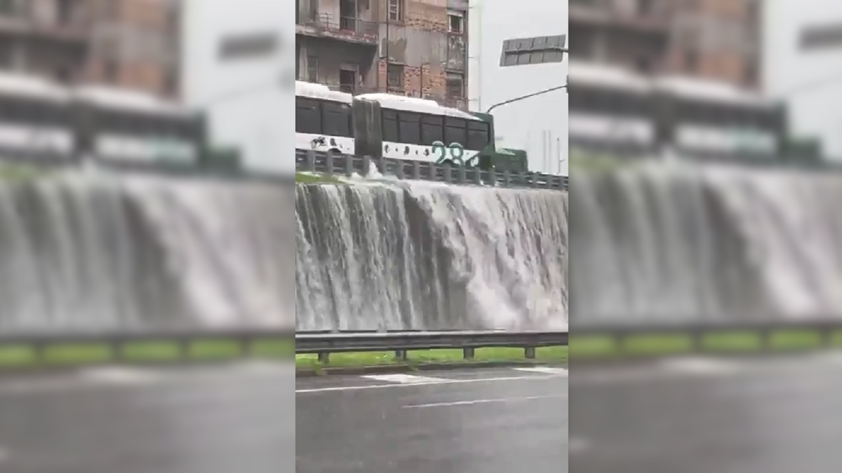 Colapsó la General Paz por el diluvio: está inundada y se formaron ...