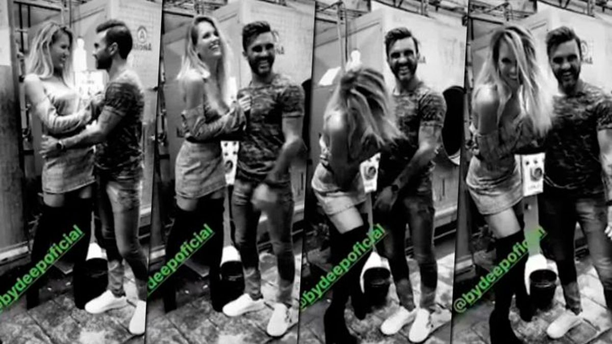 ¿La venganza? Cubero aparece en un video muy toquetón con la ex de Facundo Moyano