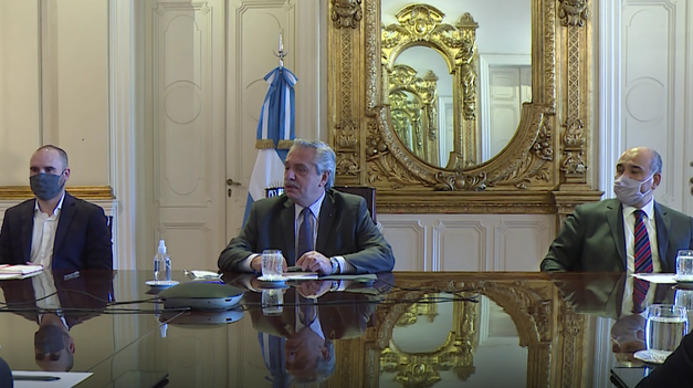 Alberto Fernández Encabezó Una Reunión Con El Gabinete Económico Con El