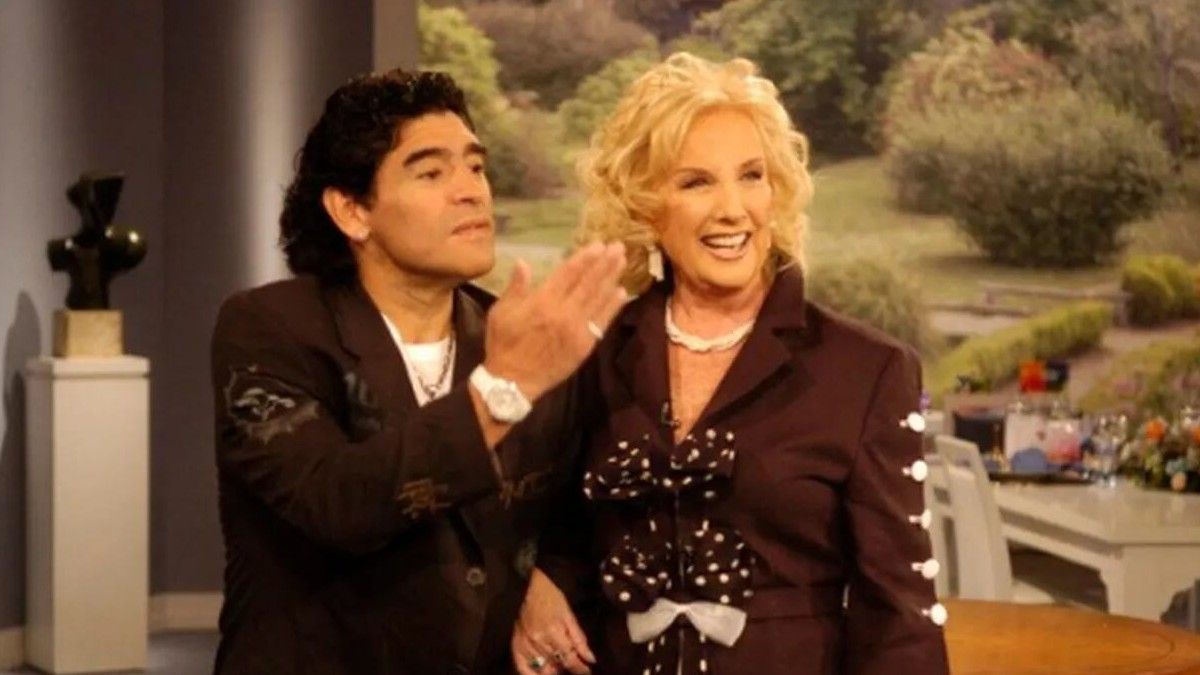 La emoción de Mirtha Legrand al recordar a Diego Maradona a tres años ...