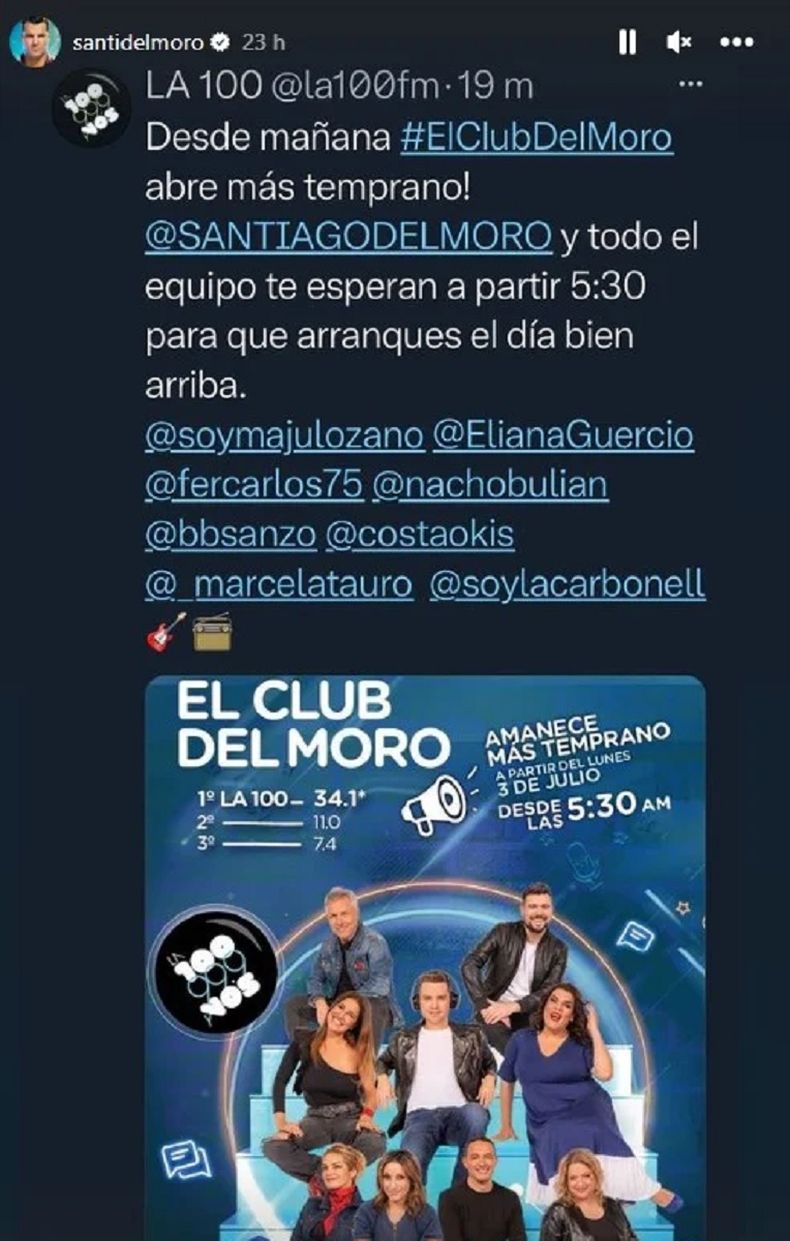 Santiago del Moro anunció una noticia que cambiará su vida para siempre ...