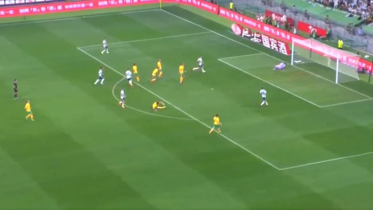 Video: Messi convirtió el gol más rápido de su carrera ante Australia