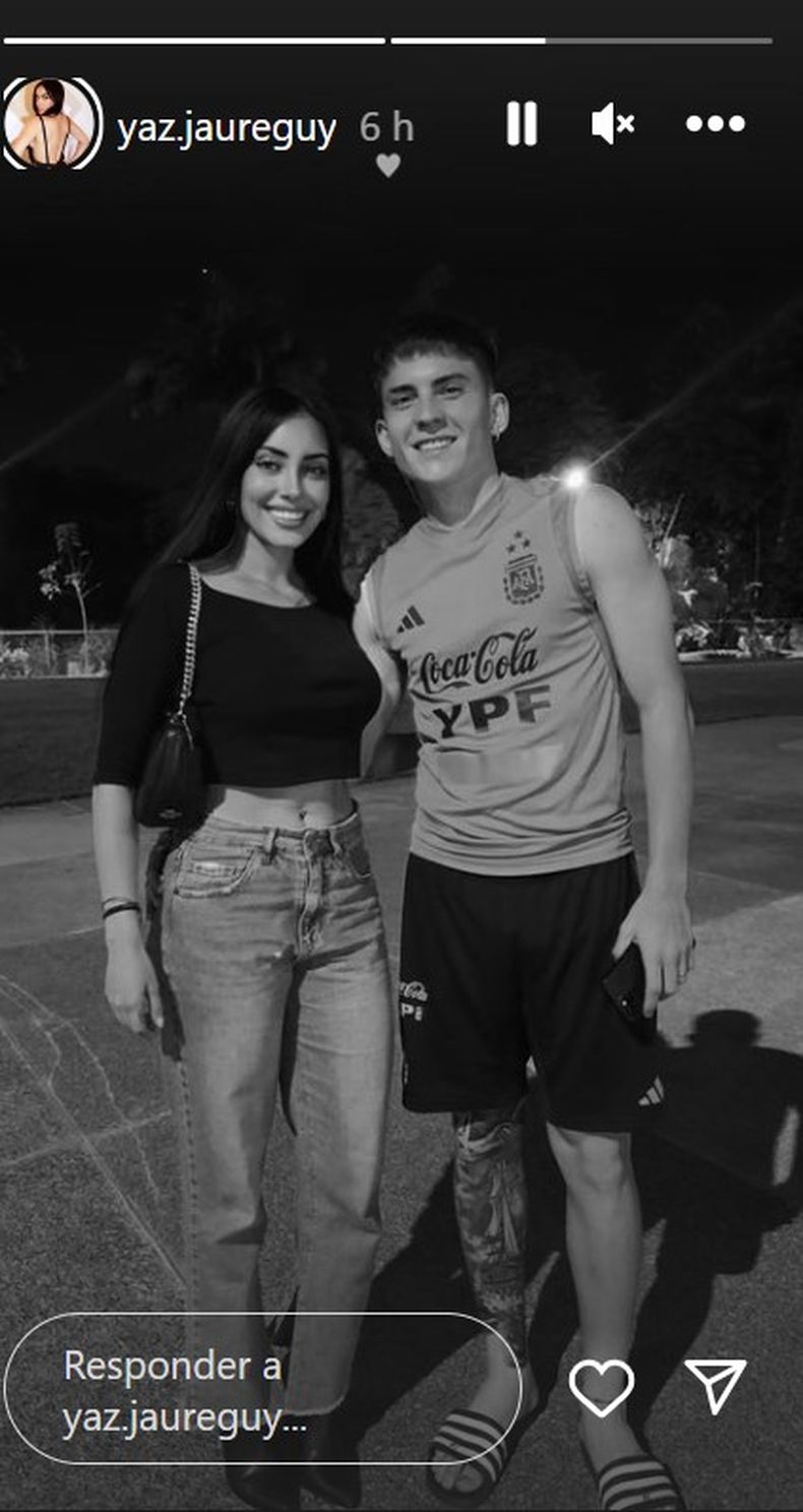 El TIERNO MENSAJE de la novia del Colo Barco por su pase a Brighton: "Siempre..."