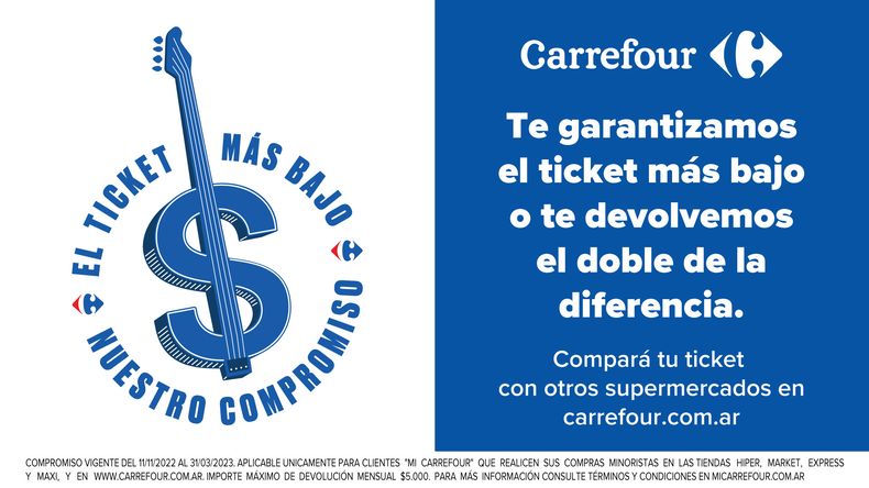 Carrefour se compromete a tener el ticket más bajo del mercado o ...