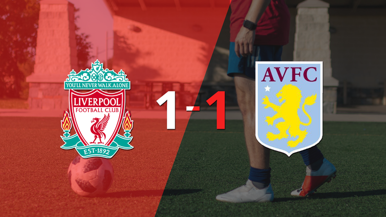 Liverpool Y Aston Villa Se Reparten Los Puntos Y Empatan 1 1