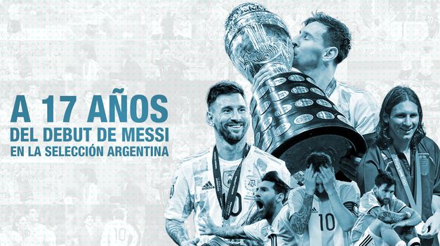 Lionel Messi, a 17 años de su debut en la Selección: de una rápida ...