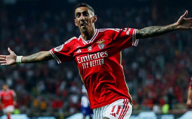 Video: el golazo de Di María para Benfica contra Porto en la Supercopa ...