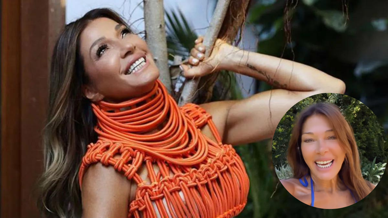 Catherine Fulop se lució en microbikini mientras se grababa un video ...