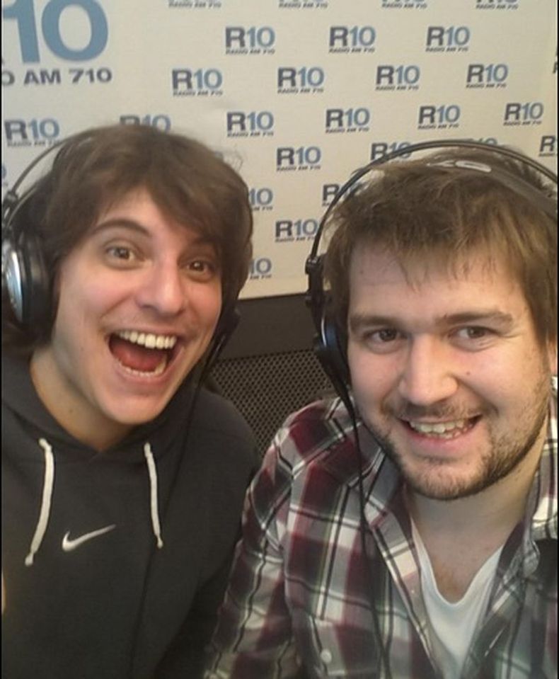 Fran Pesky y Nacho Bulian, los nenes de Feinmann le cantaron a la tormenta