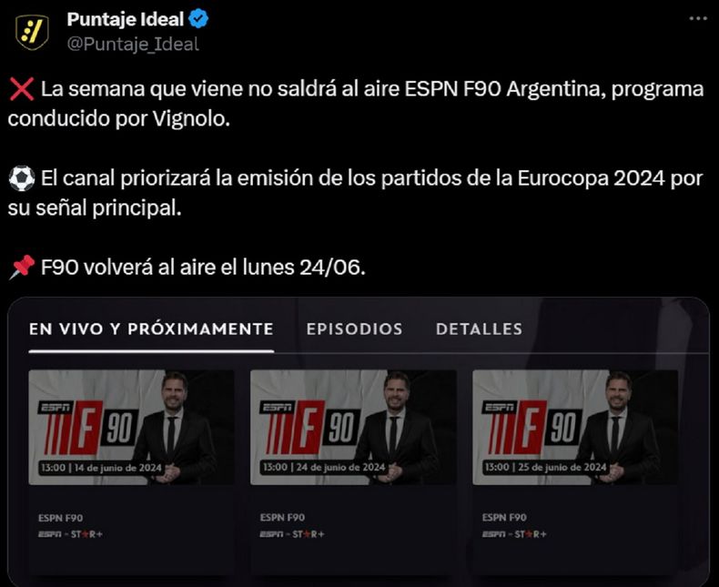 ESPN levantó un histórico programa y se armó un escándalo