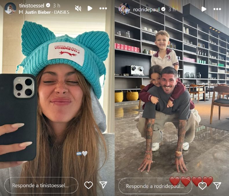 Tini Stoessel y Rodrigo De Paul volvieron a Argentina y mostraron un ...